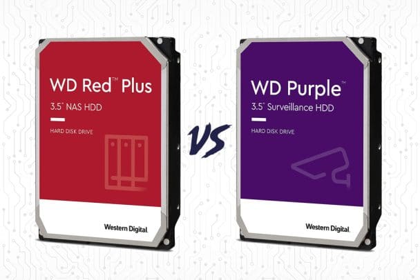 Western Digital Red vs Purple: Differences + Pros & Cons